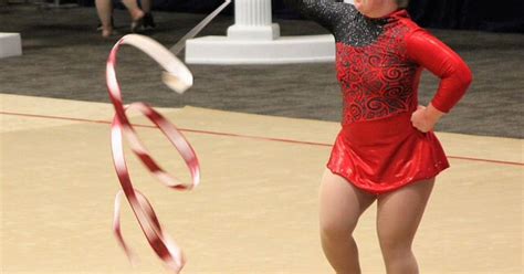 ‘it Felt Surreal Georgetown Rhythmic Gymnast On Her 1st Time At