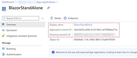 using azure active directory to secure a blazor webassembly standalone