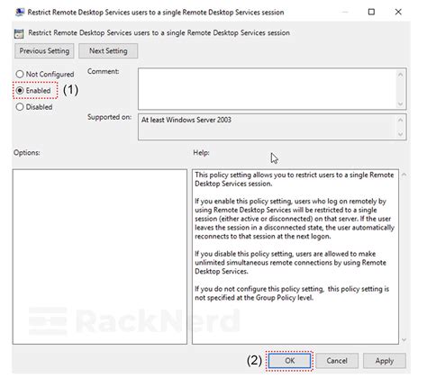 how to allow multiple rdp sessions at the same time