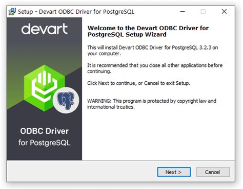 devart odbc driver for postgresql download