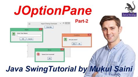 32 2 java swing tutorial joptionpane part 2 showmessagedialog