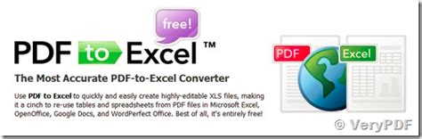 how to convert image to excel spreadsheet verypdf knowledge base