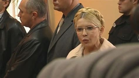 Ukraine Ex Pm Yulia Tymoshenko Jailed Over Gas Deal Bbc News