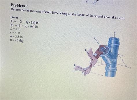 Solved Problem 2 Determine The Moment Of Each Force Acting