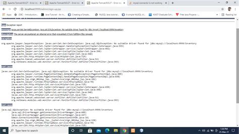 jsp mysql connector is not working while i m trying to