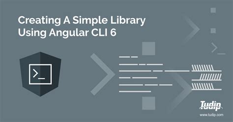 how to create simple library using angular cli 6 tudip