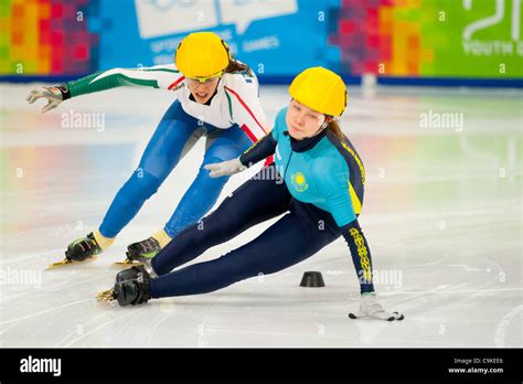 Jan 18 2012 Innsbruck Austria Dariya Goncharov From Kazakistan