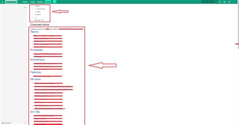 content and links in a confluence page appear vertically confluence