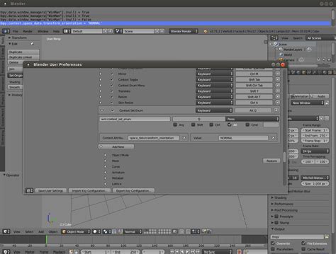 select orientation hotkey basics and interface blender artists community