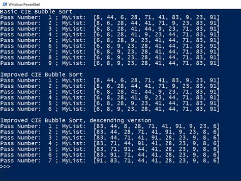 bubble sort algorithm for cambridge a s level computer science