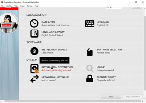 oracle linux installation on virtualbox step by step h2s media