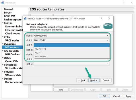 Gns3 Setup Wizard With The Gns3 Vm Gns3 Documentation