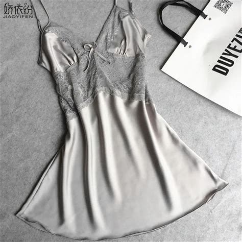Womens Lace Hollow Sleepwear Sexy Lingerie Pretty Dress Artificial