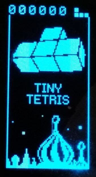 tetris clone with oled ssd1306 i2c for arduino nano uno arduino