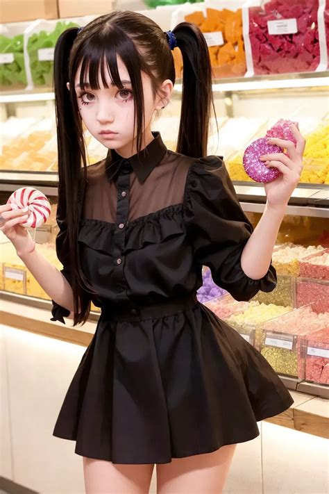 Dopamine Girl A High Resolution 8k Photo Of 20 Year Old Emo Goth