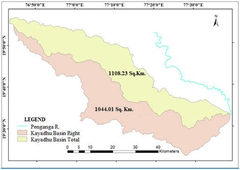 Asymmetry Map Of The Kayadhu River Sub Basin Download Scientific Diagram