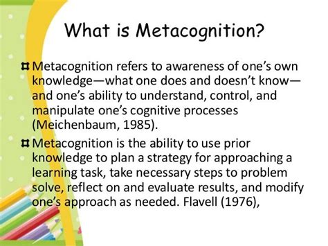 metacognitive