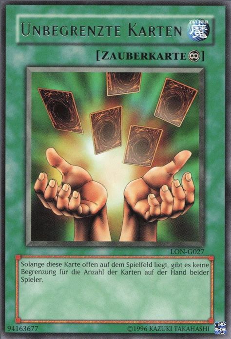 Recollectibles Sammelkarte Yugioh Karte Unbegrenzte Karten V 1