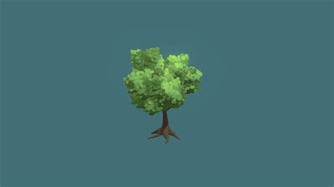 ghibli tree 3d model by mihaiz [b7b12e9] sketchfab