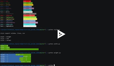 a tool help you to quickly build layouts in terminal