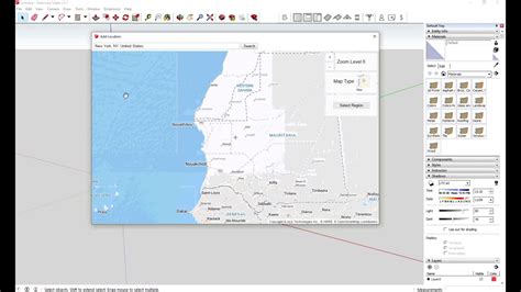 how to set up geolocation in sketchup youtube