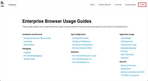 about zebra techdocs techdocs