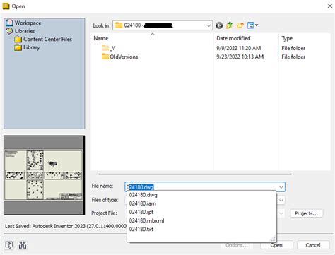 ilogic code to attach files to drawing file select dialog presents no