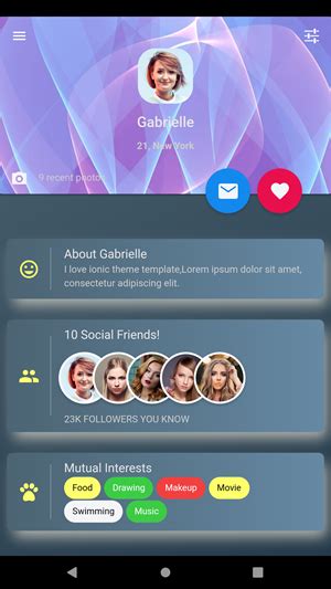 ionic 5 angular 8 ui blue theme template app starter app by