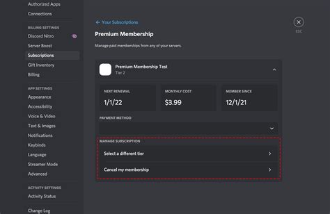 premium memberships for servers discord