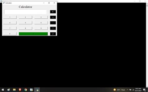 python program to basic rect calci using python tkinter