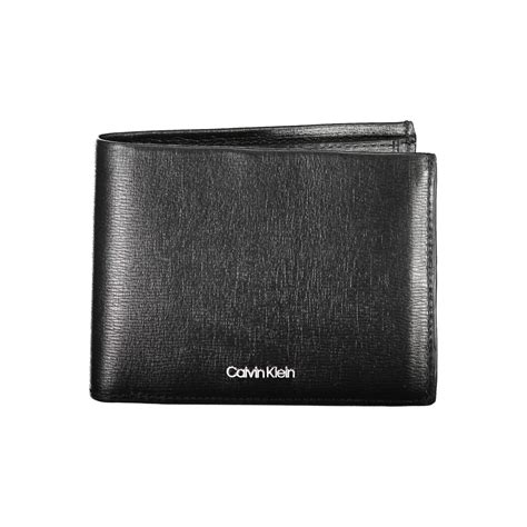Portofel Calvin Klein Ck Median Trifold 10cc W Coin K50k509993 Negru