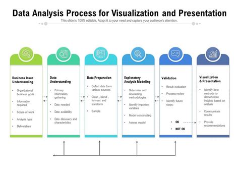 data analysis process for visualization and presentation presentation