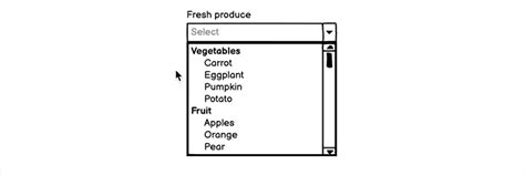 dropdown menu combo box guidelines wireframing academy balsamiq