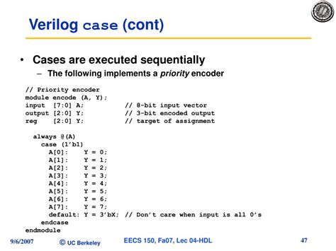 Ppt Eecs 150 Components And Design Techniques For Digital Systems