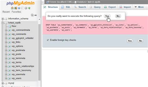 importing databases and tables with phpmyadmin liquid web