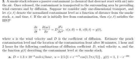 I Know This Is A Convection Diffusion Equation And I