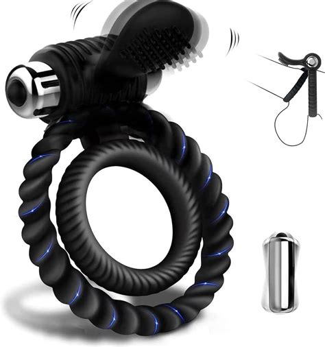 Male Sex Toys For Men Vibrator Vibrating Cock Ring With Bullet