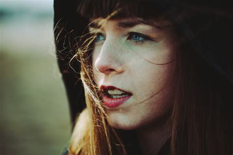 Redhead Freckles Women Sabrina Lynn Hd Wallpaper