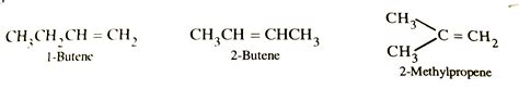 Write The Structural Isomers Of An Alkene Having M F C4h8 How Can Yo