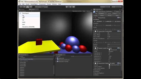 20 unity3d course قسم 3 النوافذ الاساسية 9 نافذة game youtube