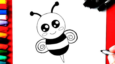 Como Desenhar Uma Abelha Kawaii Fofinha Youtube