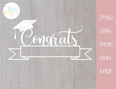 Congrats Grad Cake Topper Svg Informacionpublica Svet Gob Gt