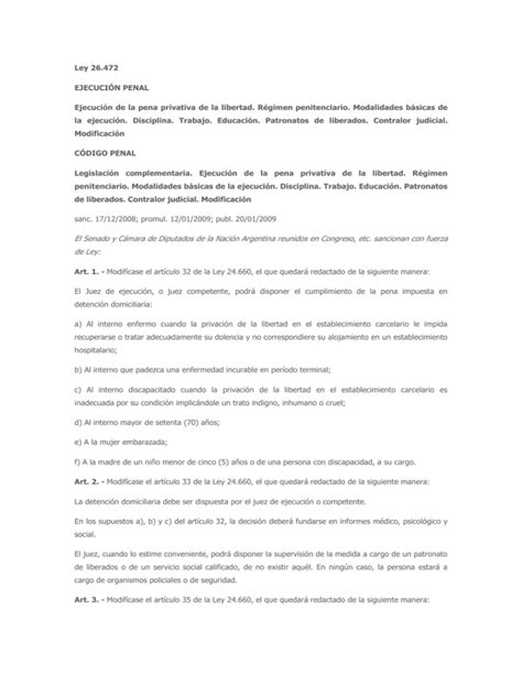 Ley 26 472