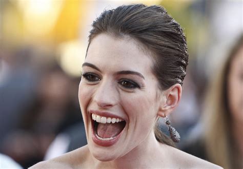 Anne Hathaway R Celebritymouths