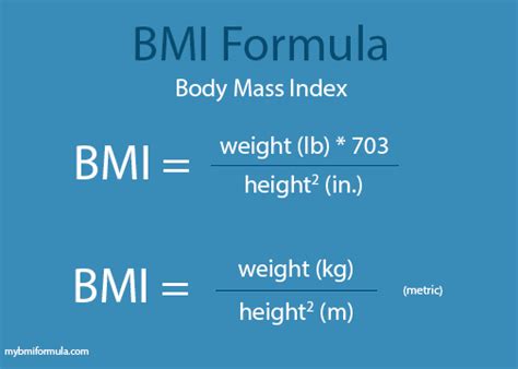 How To Calculate Bmi Formula Example