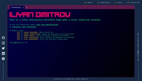 github iliyanid portfolio website this is v1 of my