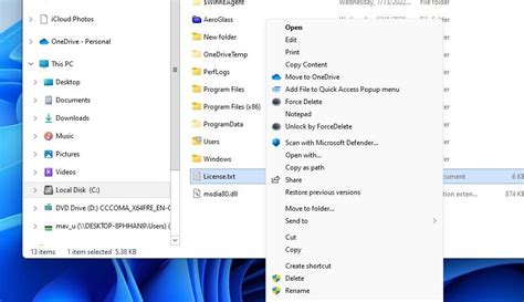 how to force delete files or folders in windows 11 a file folder on 7