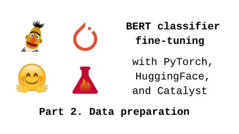bert classifier fine tuning with pytorch huggingface and catalyst