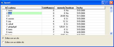 modificar y guardar flexgrid