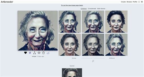 Art Breeder Des Portraits De Pj Pnj Générés Par Ai